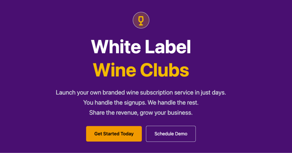White Label Wine Clubs | UK